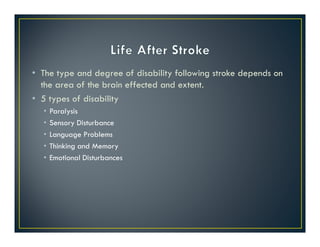 Stroke desease Power-Point presentations | PPT