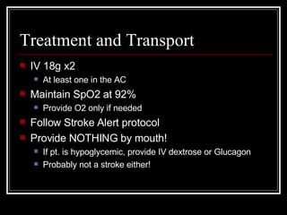 Stroke Recognition And Treatment | PPT