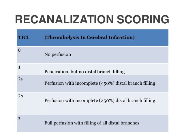 Endovascular treatment in acute cerebral ischemia