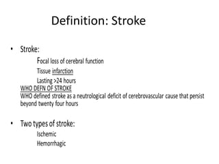 Stroke by Mwebaza Victor | PPT | Heart and Cardiovascular Diseases ...