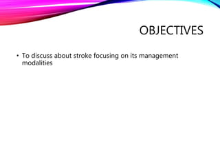 Stroke (Cerebrovascular Accident) | PPTX