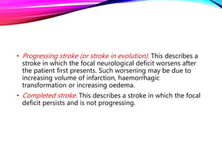 Stroke (Cerebrovascular Accident) | PPTX