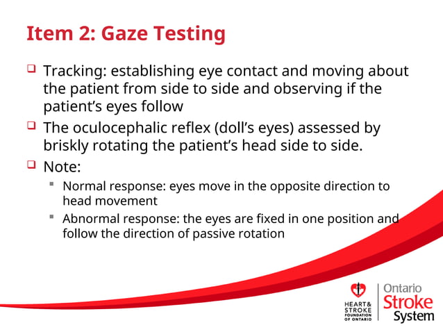 Stroke_Assessment NIH Stroke Scale 1.ppt | Brain and Nervous System ...