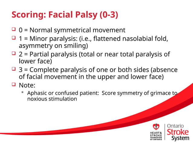 Stroke_Assessment NIH Stroke Scale 1.ppt | Brain and Nervous System ...