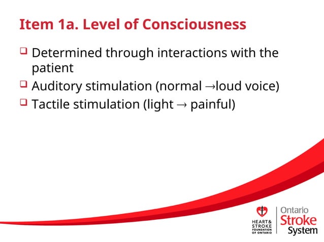 Stroke_Assessment NIH Stroke Scale 1.ppt | Brain and Nervous System ...