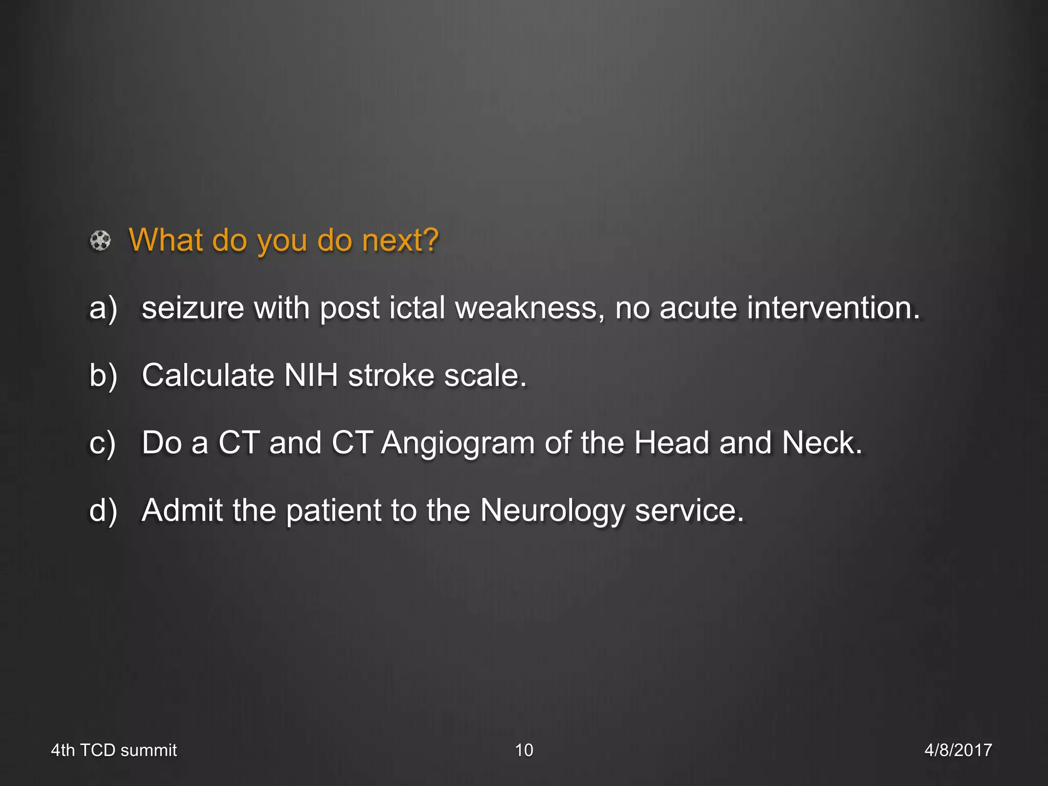 Acute Stroke management | PPT