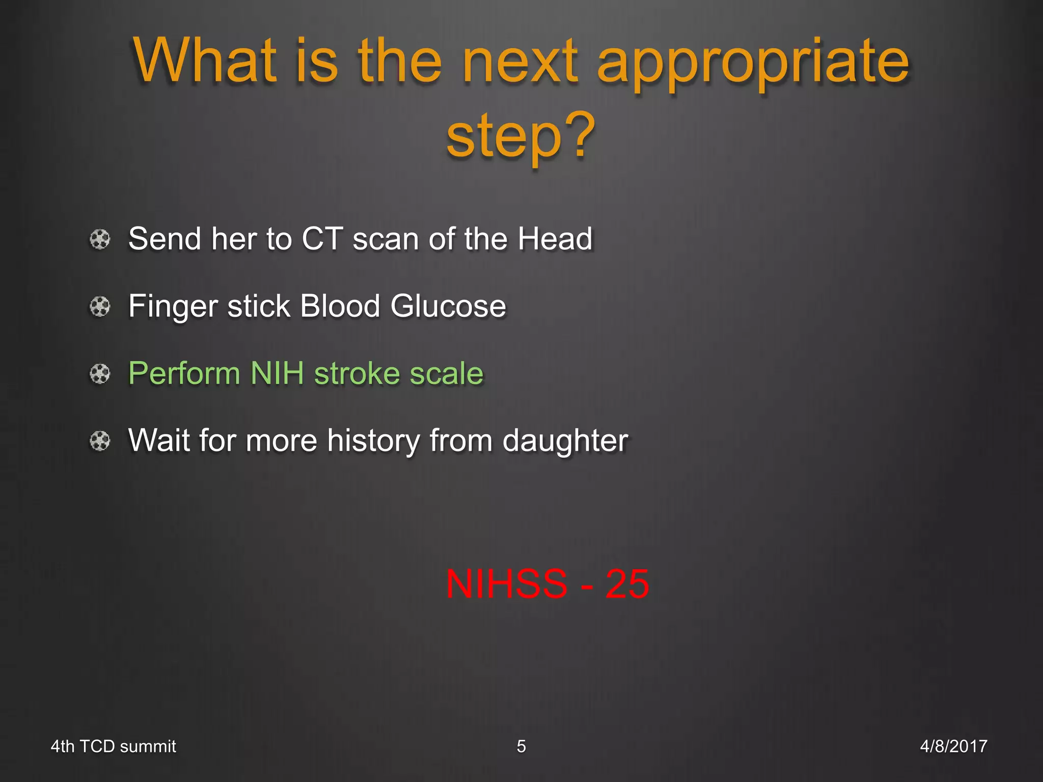 Acute Stroke management | PPTX