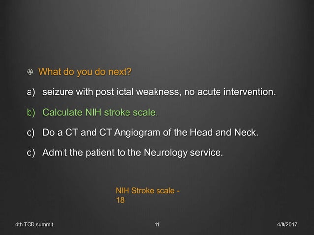Acute Stroke management | PPT
