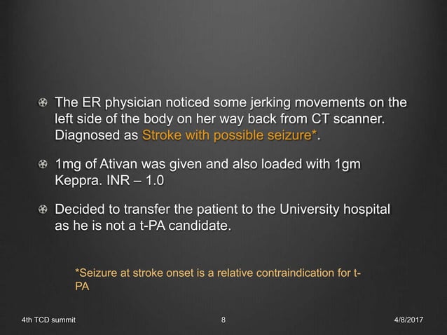 Acute Stroke management | PPT