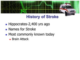 Stroke cerebrovascular accident | PDF