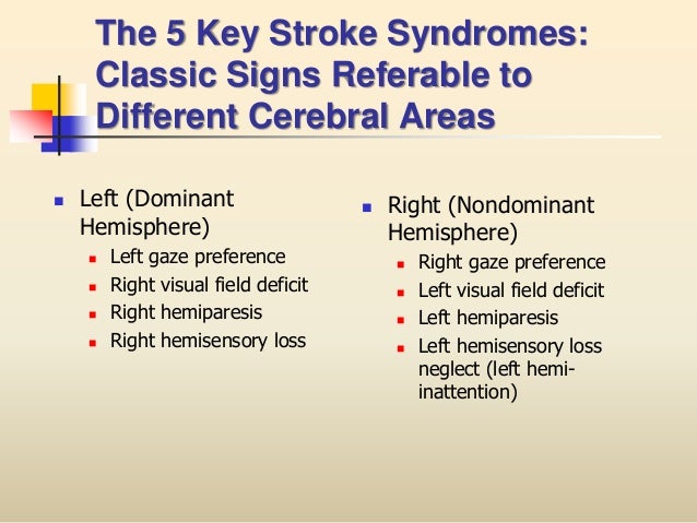 Stroke cerebrovascular accident