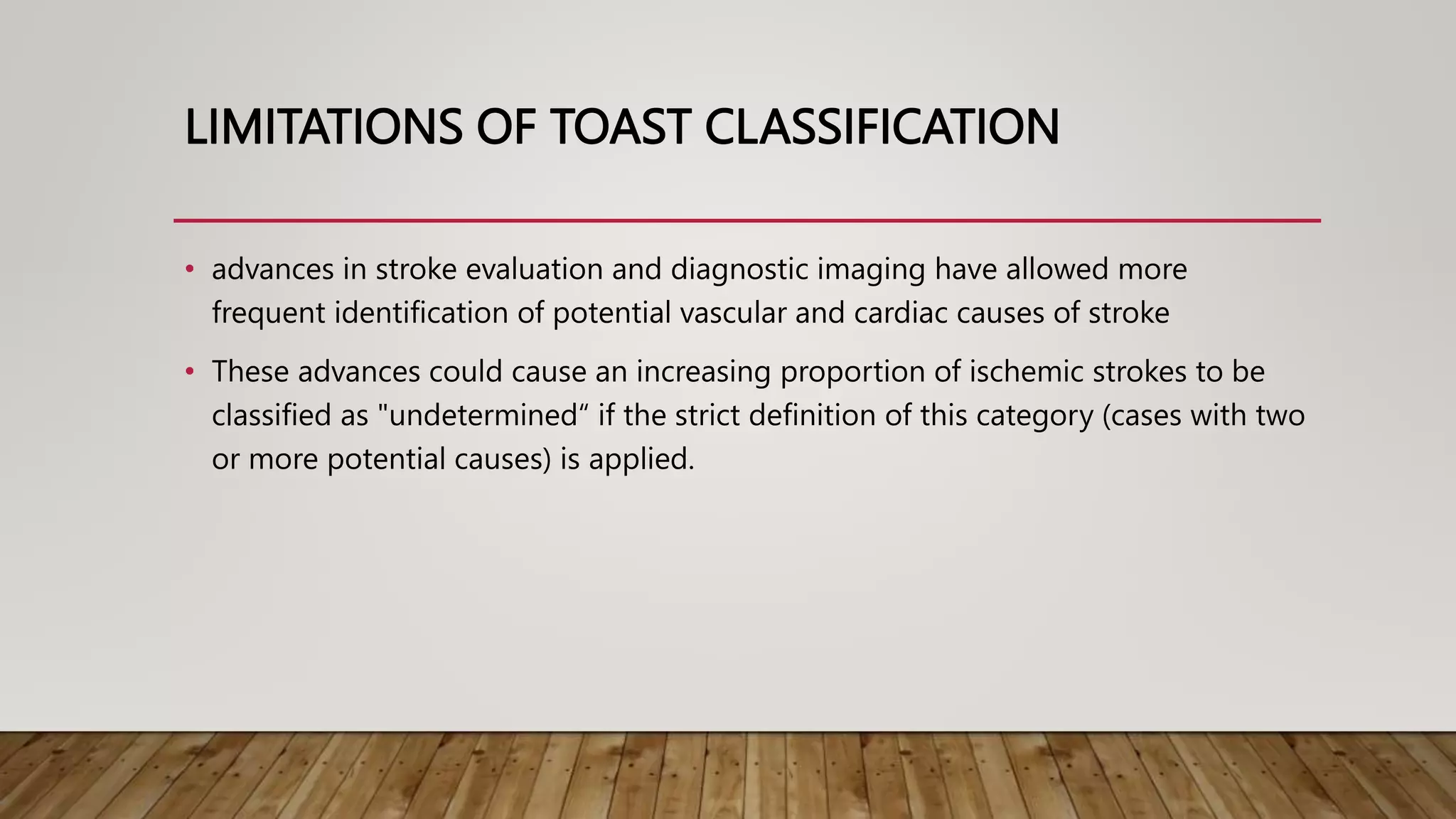 Stroke classification.pptx