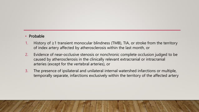 Stroke classification.pptx | Heart and Cardiovascular Diseases ...