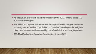 Stroke classification.pptx