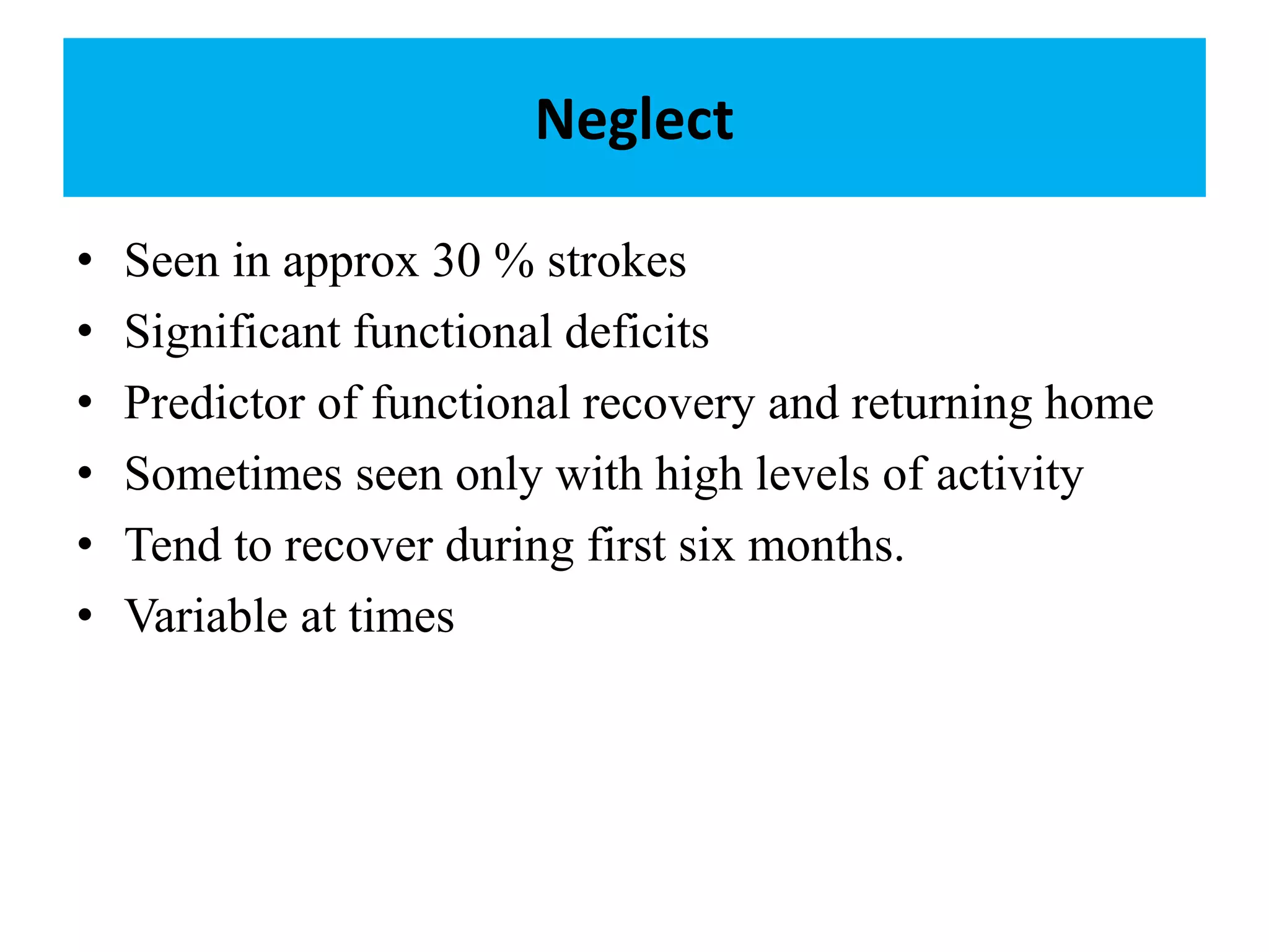 Stroke cognitive deficits and rehabilitation dr venugopal kochiyil | PPTX