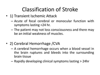 Stroke (cva) | PPTX