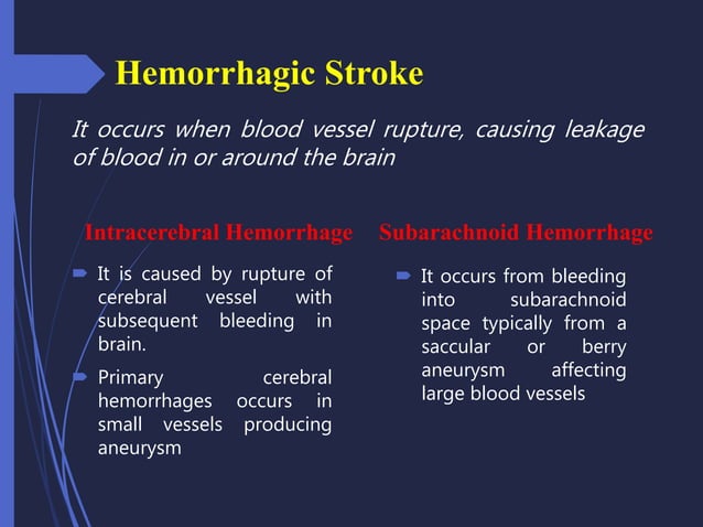 Stroke (cva) , CVA, Cerebrovascular Accident, Transient Ischemic Attack | PPT