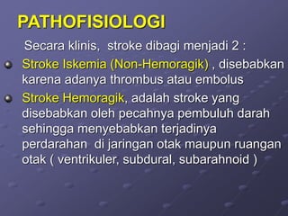 STROKE ppt Didan Syahrul F 123456789101112131415161718 | PPT