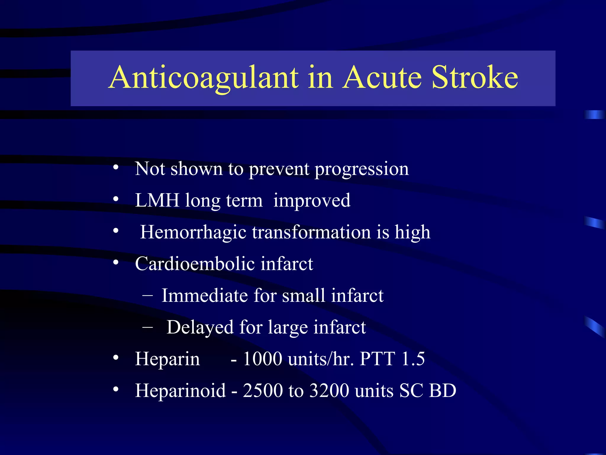 Stroke emergency treatment | PPT