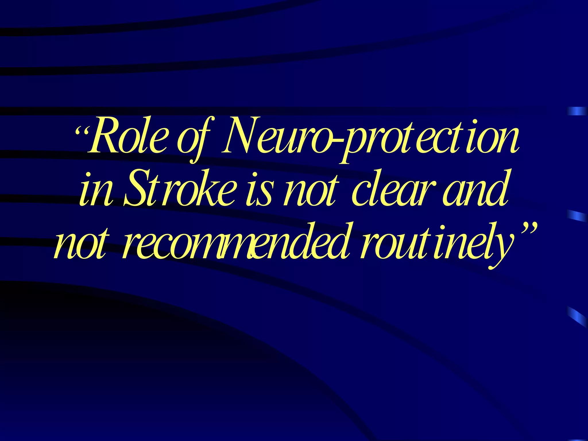 Stroke emergency treatment | PPT