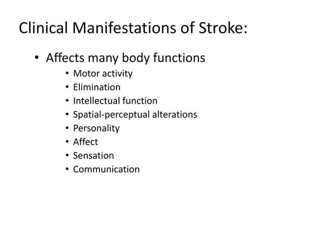 CVA- Ischemic Stroke Case Study | PPTX | Brain and Nervous System Disorders | Diseases and ...