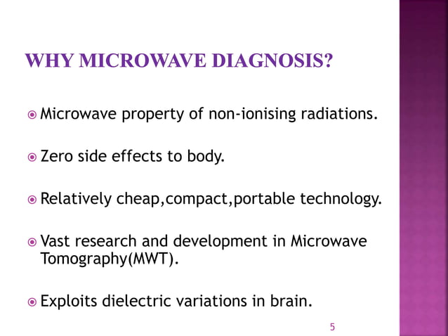 EARLY STROKE IDENTIFICATION USING MICROWAVE HELMET | PPT
