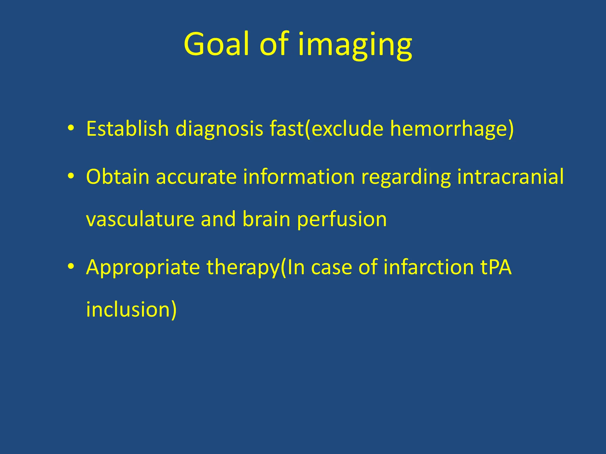 stroke FOAM Acute central nervous system injury with abrupt onset | PDF