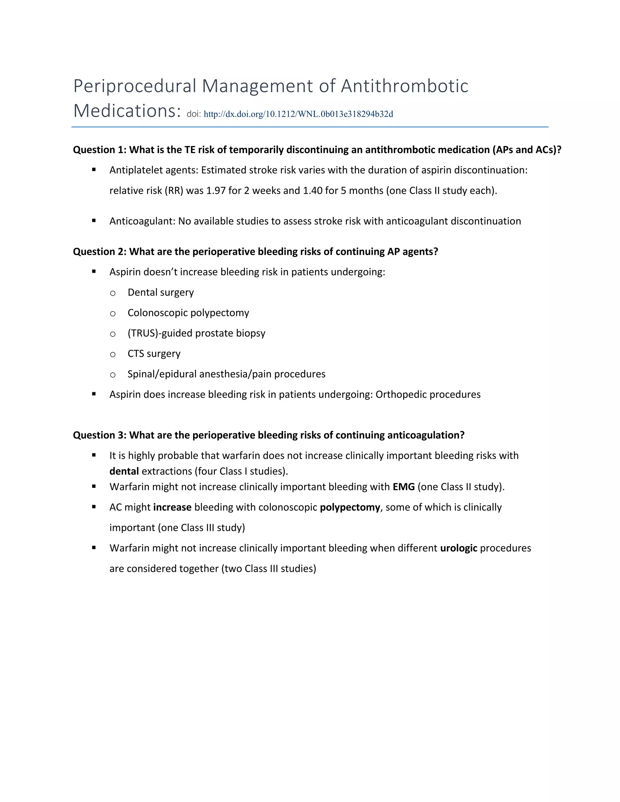 Stroke guidelines | PDF