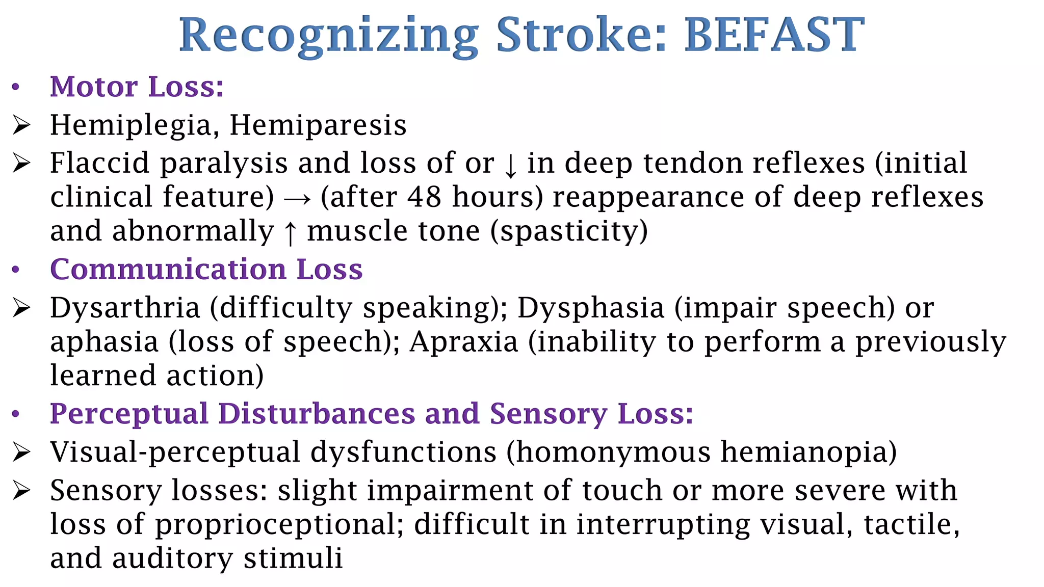Stroke - Cerebrovascular Accident (CVA) | PDF