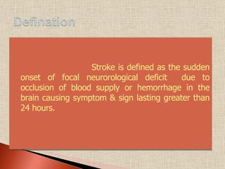 Stroke In Children | PPT