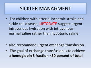 Stroke in children | PPTX