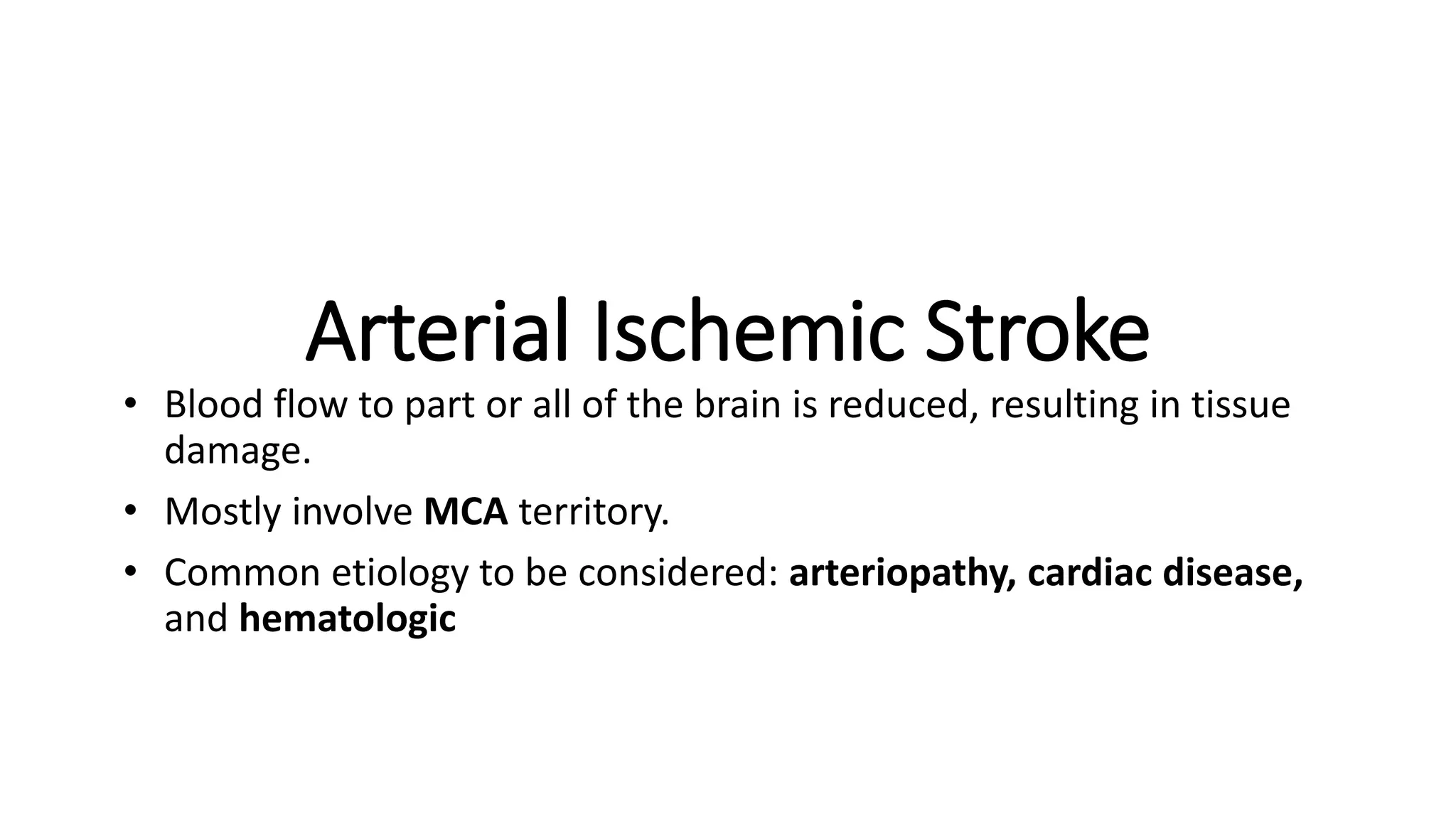 Stroke in children | PPTX