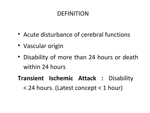 Stroke in pediatrics | PPT | Blood Disorders | Diseases and Conditions