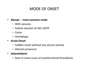 Stroke in pediatrics | PPT