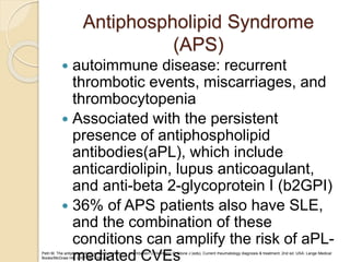 Stroke in Systemic Lupus Erythematosus and Antiphospolipid Syndrome | PPTX