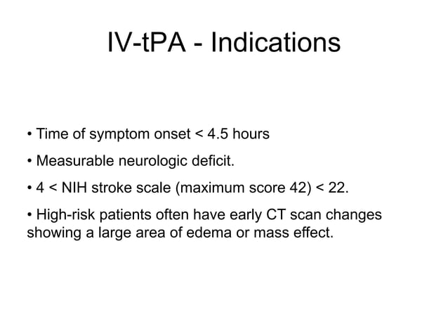 Stroke Overview - EM Orientation | PPT