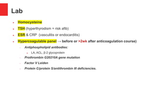 Stroke in Young | PPTX