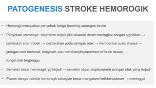 Materi terkait penyakit degeneratif stroke | PPTX