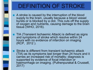 Nursing care of Stroke | PDF