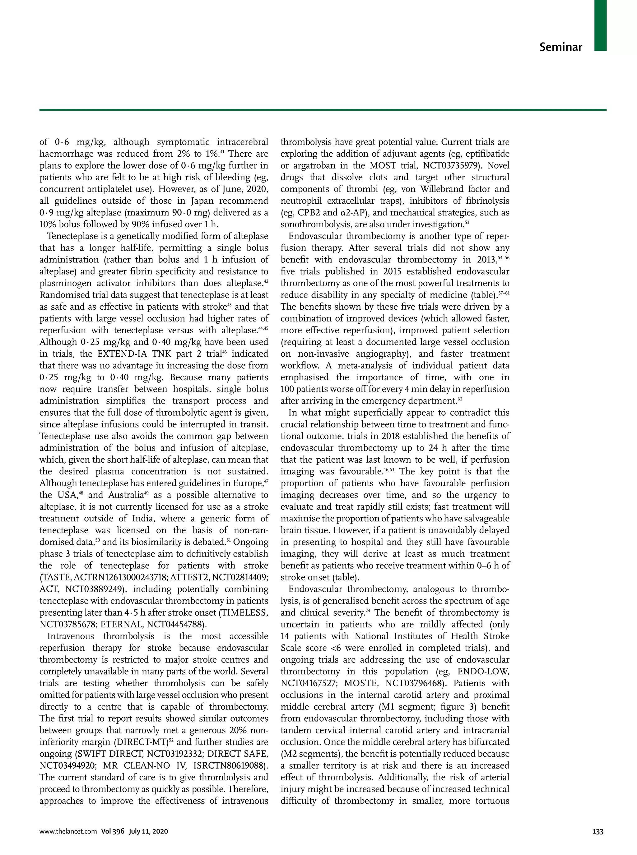 Stroke lancet 2020 | PDF