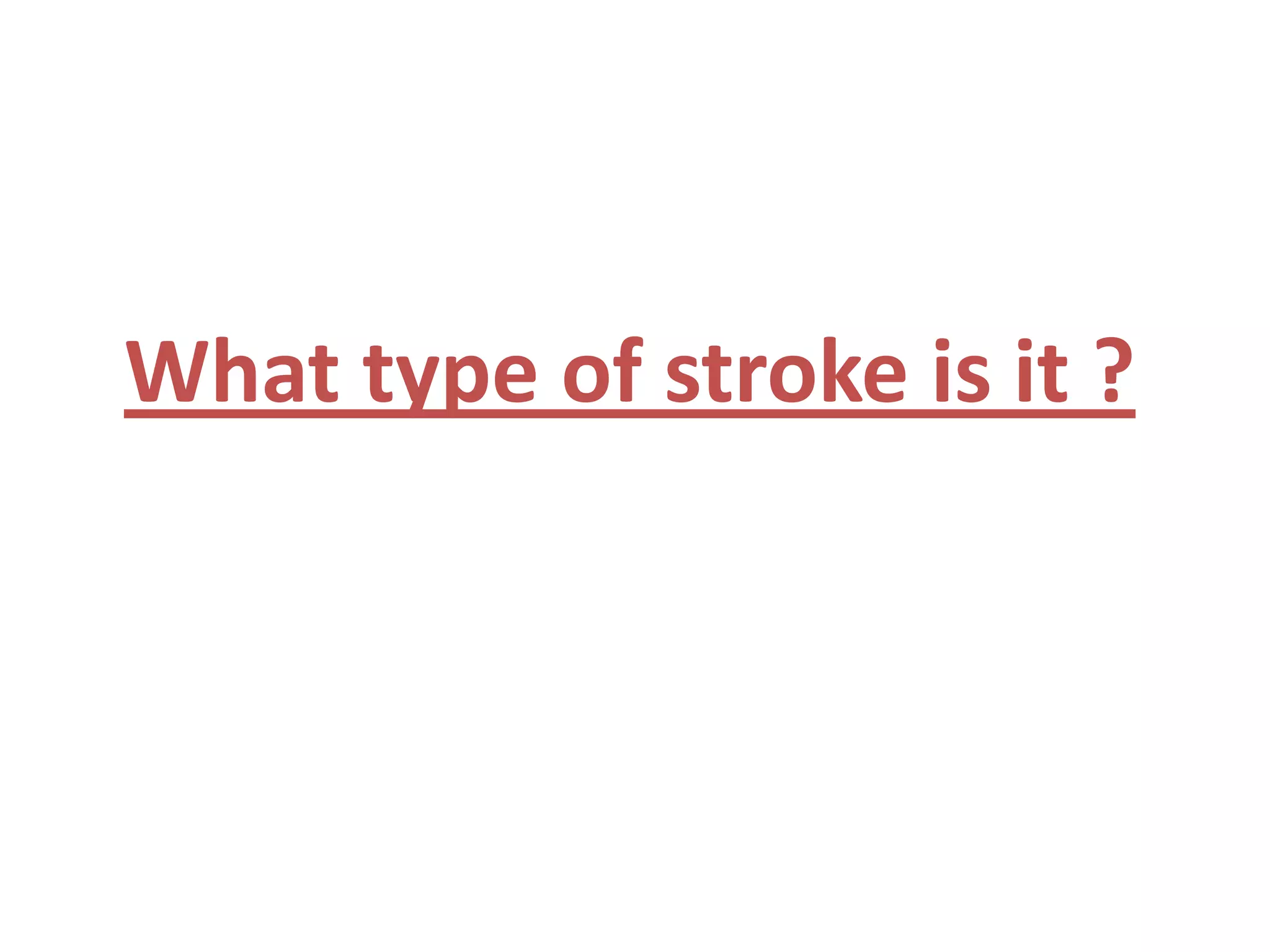 Stroke localization | PPTX