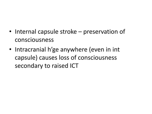 Stroke localization | PPTX | Blood Disorders | Diseases and Conditions