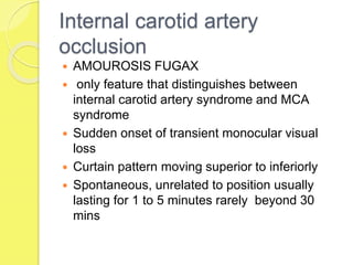 Stroke localization by Dr. Md. firoz | PPTX