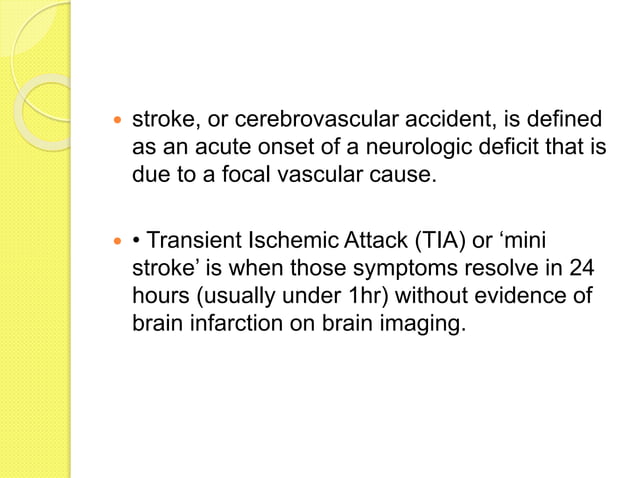 Stroke localization by Dr. Md. firoz | PPTX | Brain and Nervous System ...