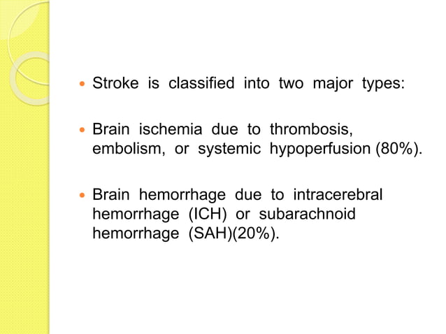 Stroke localization by Dr. Md. firoz | PPTX | Brain and Nervous System ...