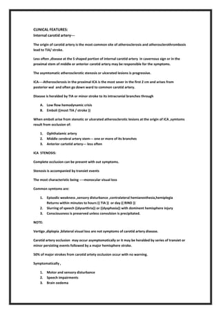 Stroke localization symptoms ms 2019 | PDF
