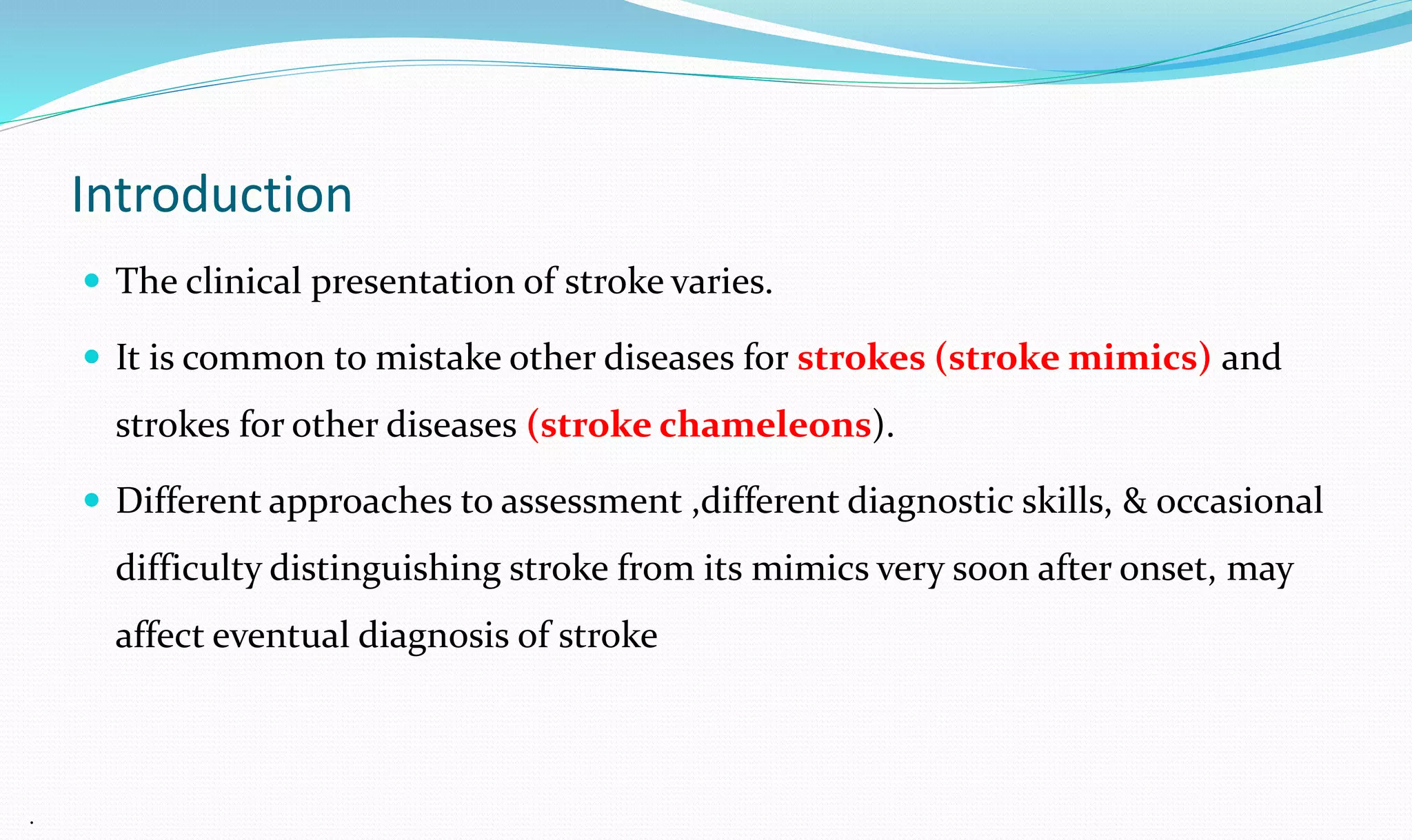 Stroke mimics | PPTX