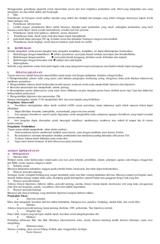 Stroke non hemoragik | PDF