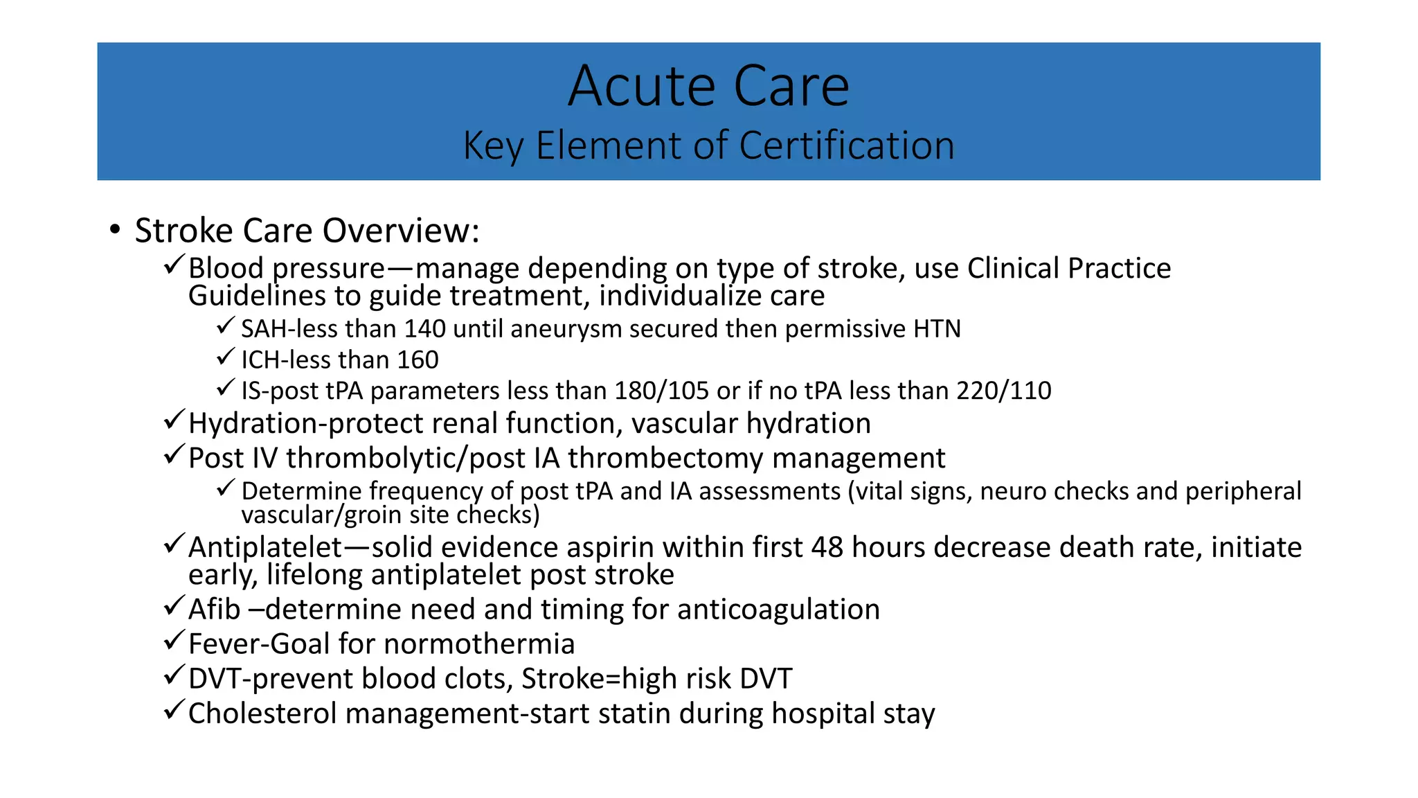 Stroke Nursing Certification Systems of Care.pptx