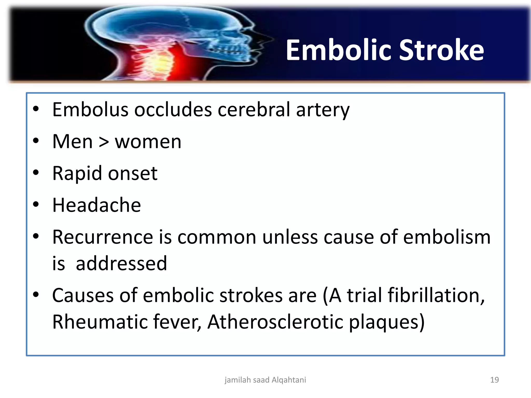 Stroke nursing process | PPTX